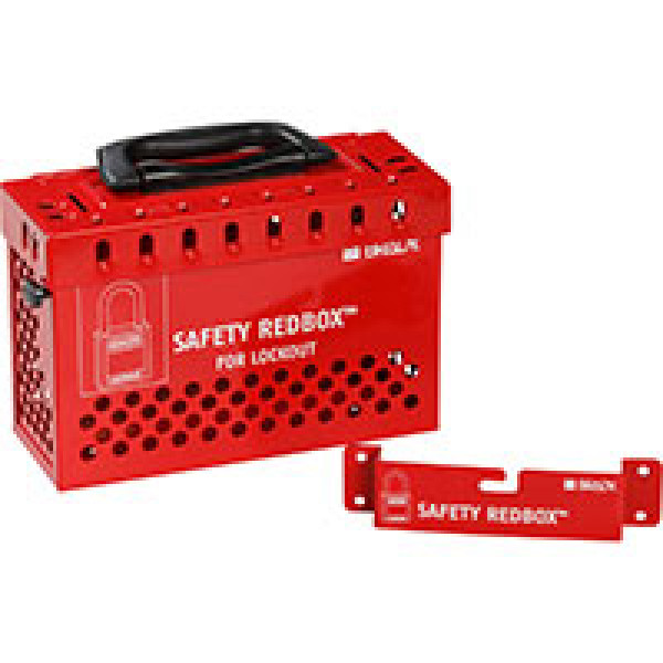Safety Redbox Group Lockout Box - Red