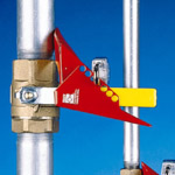 Small Brady Ball Valve Lockout