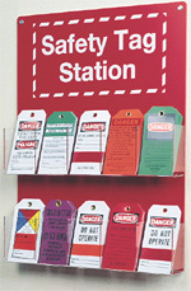 10-Pocket Tag Safety Station