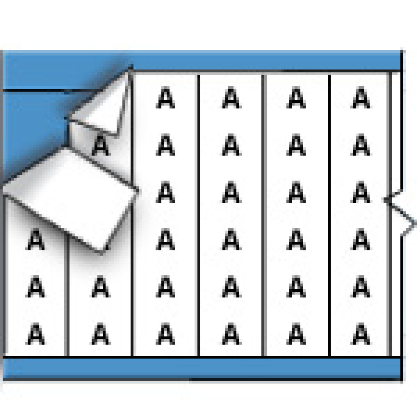 Wire Marker Cards - Solid Letters - Upper Case
