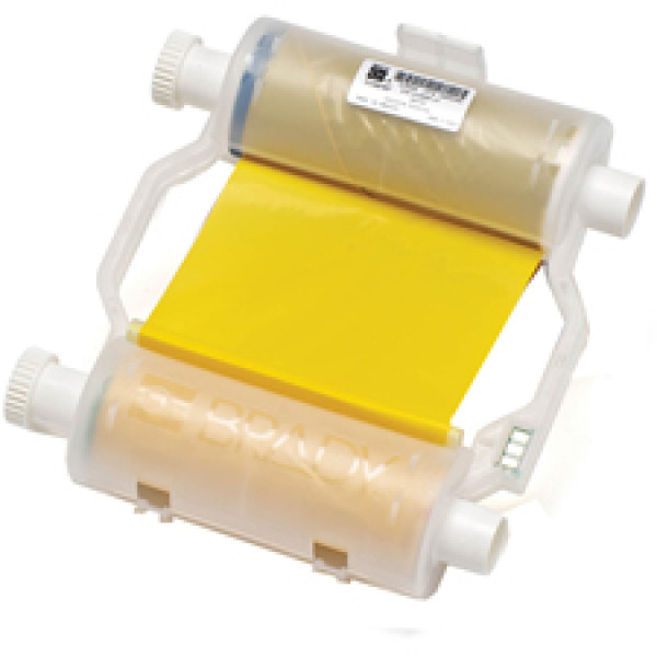 Yellow Heavy-Duty Print Ribbon for BBP3x Printers