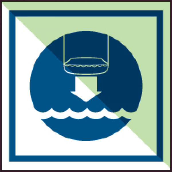 Lower lifeboat to the water in launch sequence - IMO