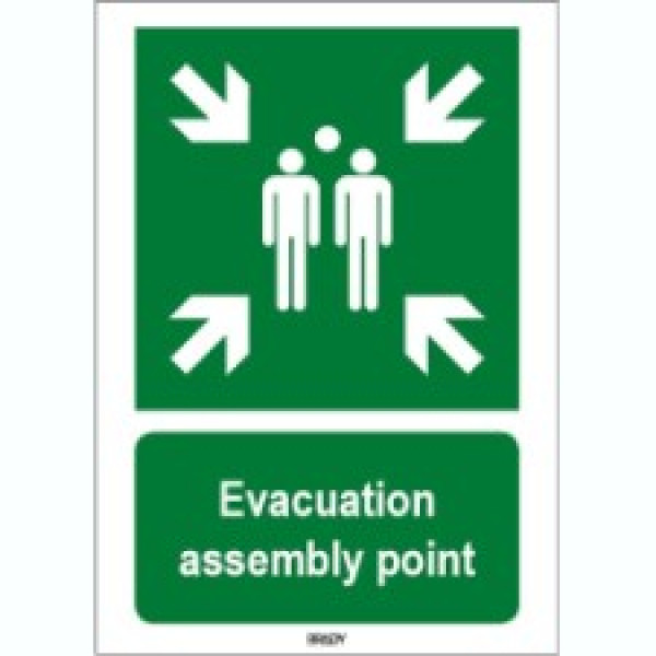 ISO 7010 Sign - Evacuation assembly point