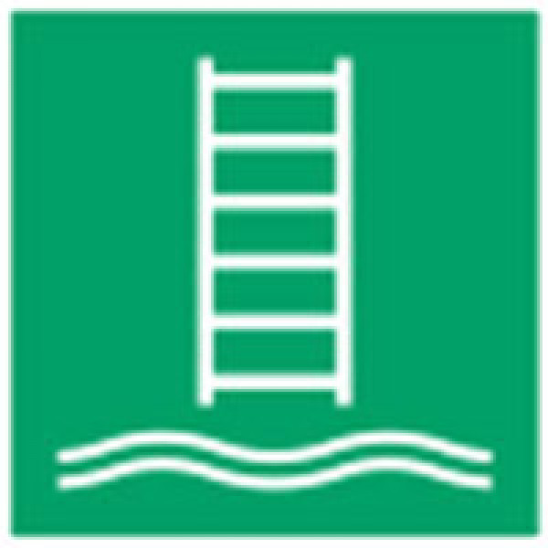 Embarkation ladder - ISO 7010