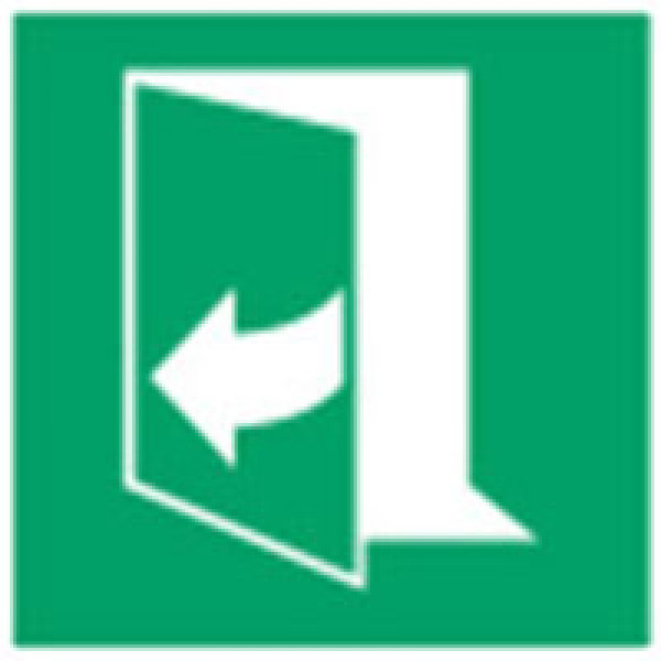 Door opens by pulling on the right-hand side - ISO 7010