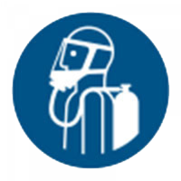 Use self-contained breathing appliance - ISO 7010